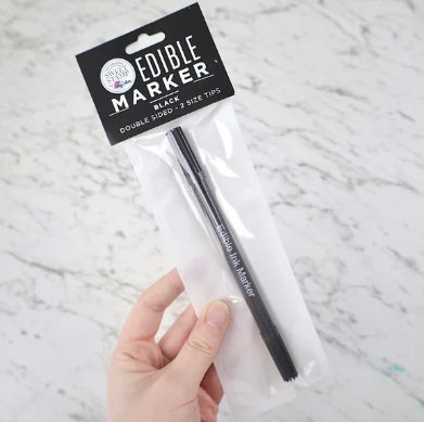 Edible Double Ended Marker - Black – Icing Inspirations - School and ...