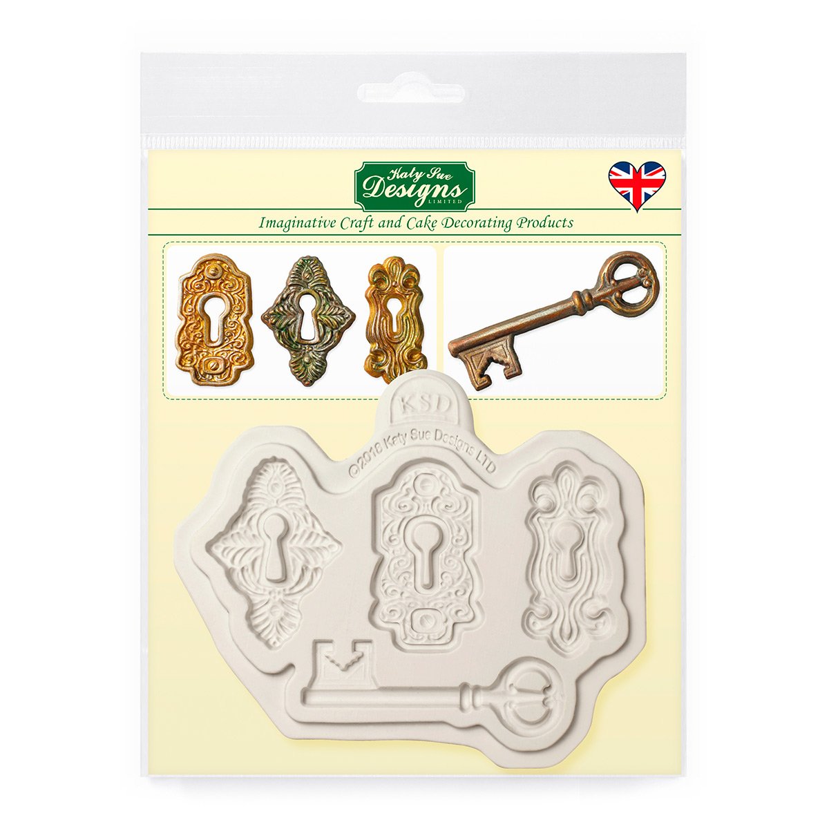 Locks and Key Mould – Icing Inspirations - School and Cake Supply Shoppe